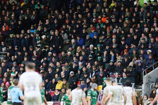 London Irish Fans During Gallagher Premiership Editorial Stock Photo ...