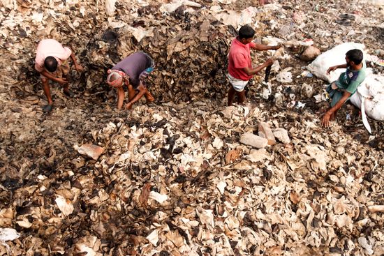 Old New Recycling Process Leather Where Editorial Stock Photo - Stock ...