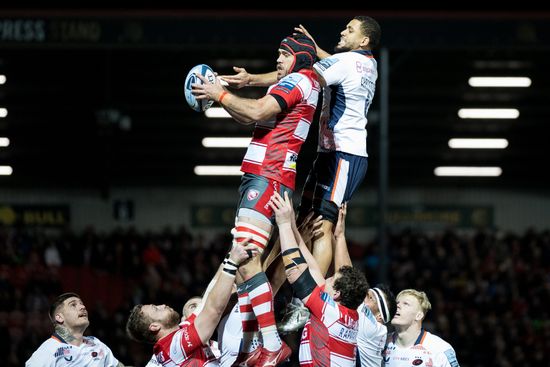 Matias Alemanno Gloucester Rugby Claims Lineout Editorial Stock Photo ...