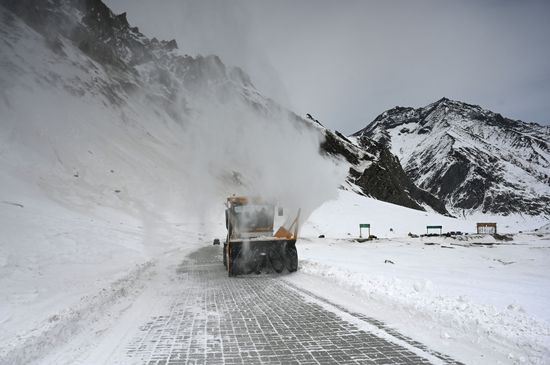 Workers Border Roads Organisation Bro Use Editorial Stock Photo - Stock ...