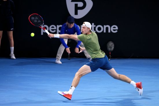 Denis Shapovalov Canada Hits Backhand During Editorial Stock Photo - Stock Image | Shutterstock