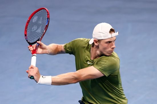 Denis Shapovalov Canada Hits Backhand During Editorial Stock Photo - Stock Image | Shutterstock