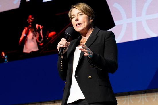 Governor Maura Healey Celebrates Inauguration Td Editorial Stock Photo ...