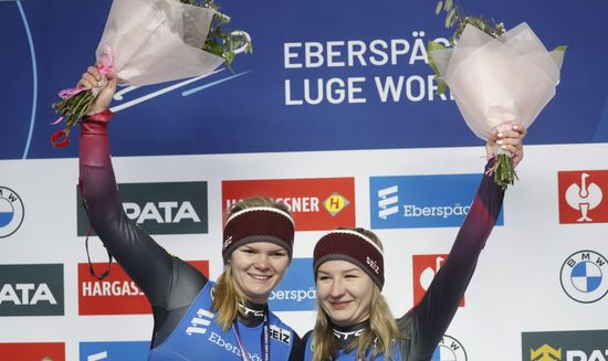 Winners Anda Upite L Sanija Ozolina Editorial Stock Photo - Stock Image ...