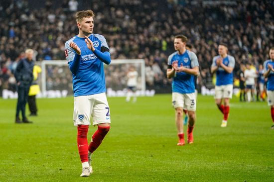 Portsmouth Defender Zak Swanson During Fa Editorial Stock Photo - Stock ...