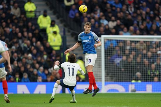 Portsmouth Defender Sean Raggett Heads Ball Editorial Stock Photo ...