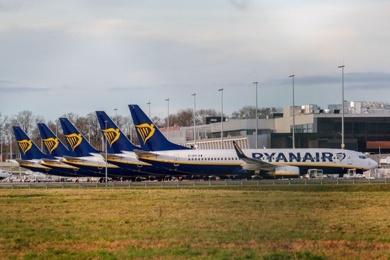 Ryanair Airplanes Front Airplane Tail Number Editorial Stock Photo ...