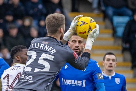 Gillingham Goalkeeper Jake Turner 25 Saves Editorial Stock Photo ...