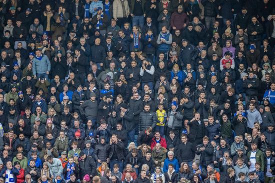 Gillingham Fc Supporters During Fa Cup Editorial Stock Photo - Stock ...
