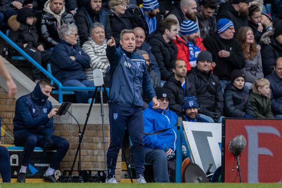 Neil Harris Manager Gillingham Fc During Editorial Stock Photo - Stock ...