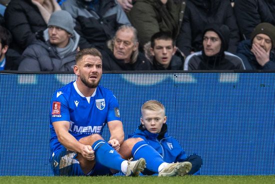 Gillingham Midfielder Alex Macdonald 7 During Editorial Stock Photo ...
