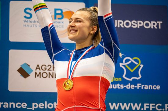 Mathilde Gros Womens Sprint During Track Editorial Stock Photo - Stock ...