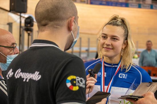 Mathilde Gros Womens Sprint During Track Editorial Stock Photo - Stock ...