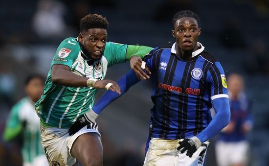 Offrande Zanzala Newport County Femi Seriki Editorial Stock Photo ...