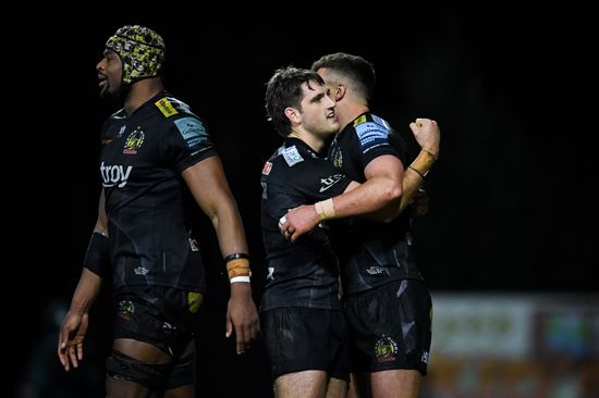 Sam Maunder Christ Tshiunza Exeter Chiefs Editorial Stock Photo - Stock ...