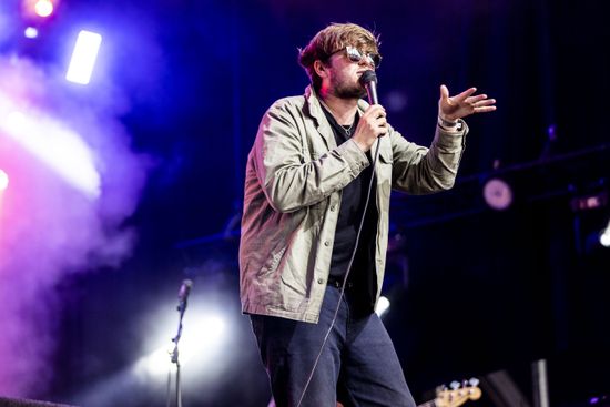 James Smith Yard Act Performs Live Editorial Stock Photo - Stock Image ...