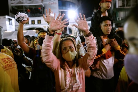 Catholic Devotees Express Their Devotion End Editorial Stock Photo ...