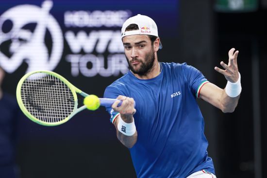 Matteo Berrettini Italy Action Against Taylor Editorial Stock Photo - Stock Image | Shutterstock