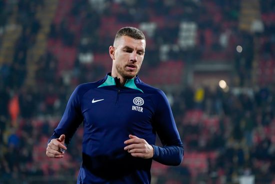Edin Dzeko 9 Fc Inter During Editorial Stock Photo - Stock Image ...