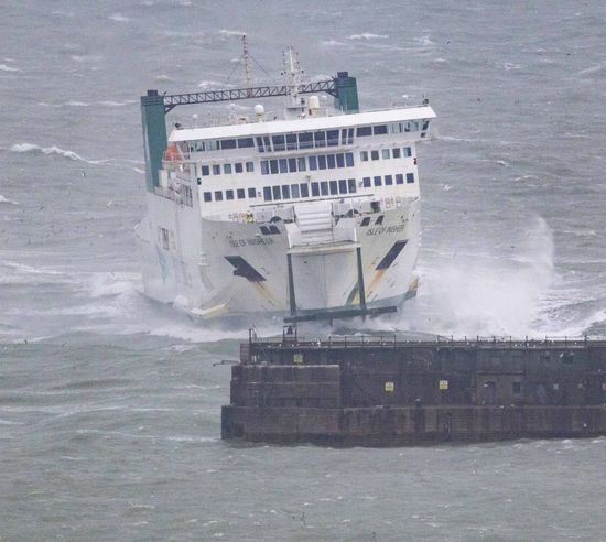 Isle Inisheer Irish Ferry Operating Calais Editorial Stock Photo ...
