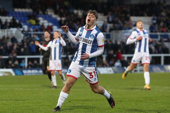 Hartlepool Uniteds Joe Kitching Reacts After Editorial Stock Photo ...