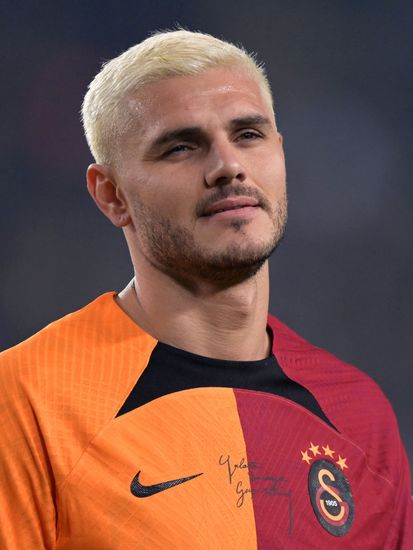 Istanbul Mauro Icardi Galatasaray During Turkish Editorial Stock Photo ...