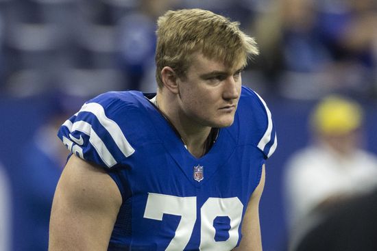 Indianapolis Colts Offensive Lineman Bernhard Raimann Editorial Stock ...