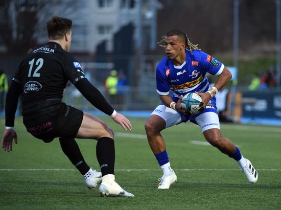 Clayton Blommetjies Stormers Full Back Cuts Editorial Stock Photo ...