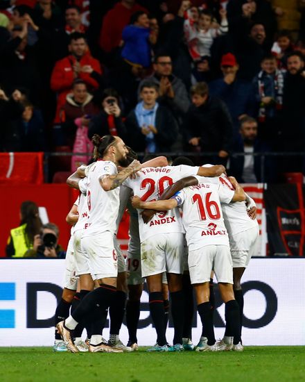 Marcos Acuna Sevilla Fc Celebrates His Editorial Stock Photo - Stock ...