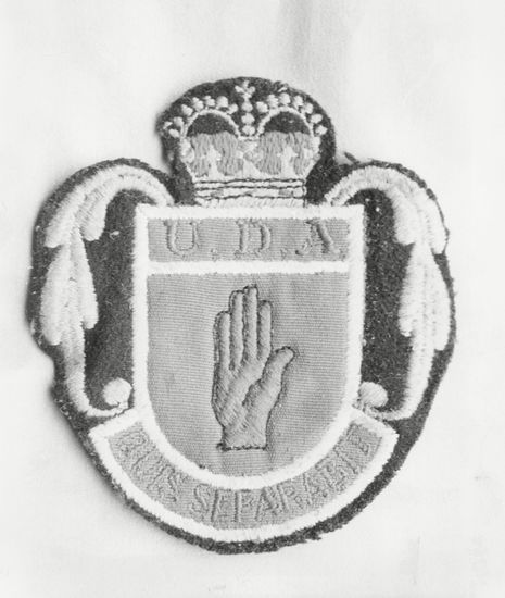 Uda Badge Ulster Defence Association Uda Editorial Stock Photo - Stock ...
