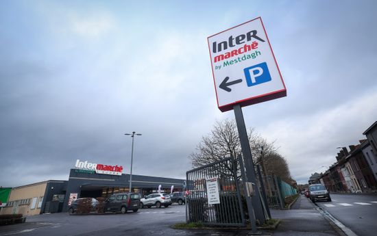 Illustration Shows Intermarche By Mestdagh Supermarket Editorial Stock ...