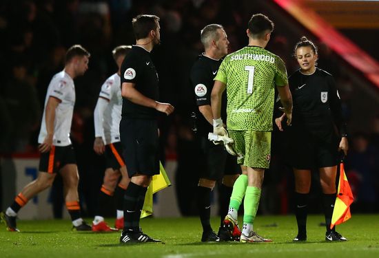 Assistant Referee Lisa Rashid Shakes Hands Editorial Stock Photo ...
