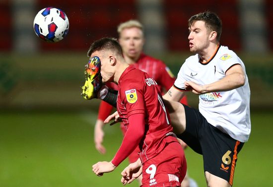 Elliot Watt Salford City Fouls Dan Editorial Stock Photo - Stock Image ...