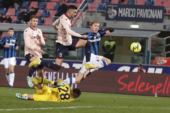 Atalantas Rasmus Hojlund Scores 12 Goal Editorial Stock Photo - Stock ...