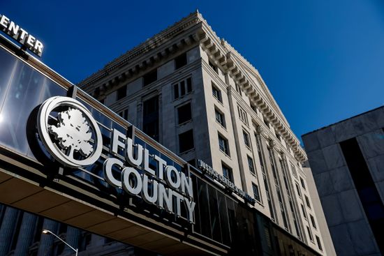 Fulton County Courthouse Justice Center Atlanta Editorial Stock Photo ...