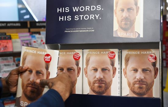 First Copies Prince Harrys New Book Editorial Stock Photo - Stock Image ...