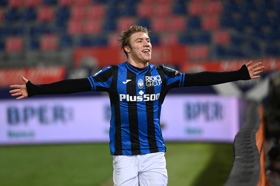 Hojlund Atalanta Celebrating His Goal Editorial Stock Photo - Stock ...