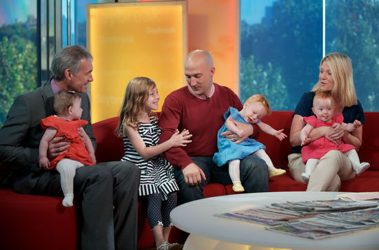 Sextuplets Family Vicky Lamb Andy Lamb Editorial Stock Photo - Stock ...