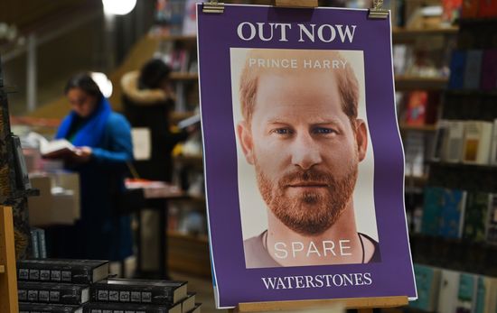 Poster Announces Prince Harrys New Book Editorial Stock Photo - Stock ...