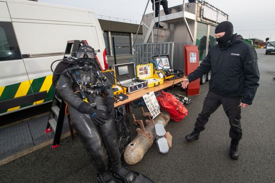Dutch Customs Officer Explains About Operational Editorial Stock Photo ...