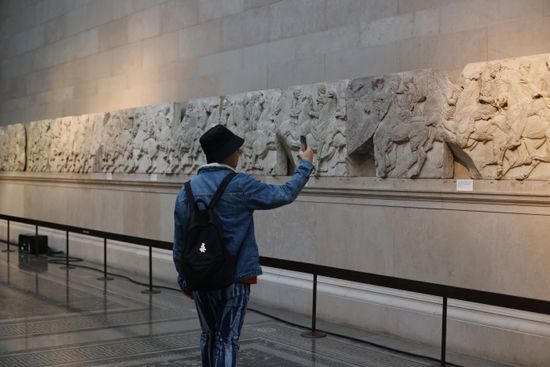 Male Female Statues Elgin Marbles Parthenon Editorial Stock Photo ...