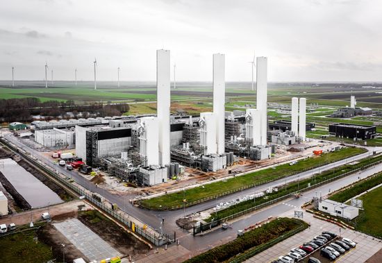 Zuidbroek Drone Photo Construction Site Gasunies Editorial Stock Photo ...