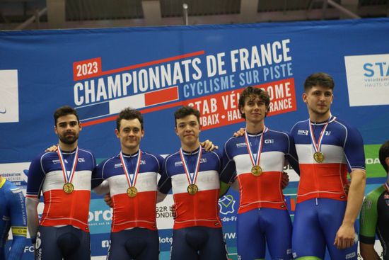 French Track Cycling Championship Velodrome De Editorial Stock Photo ...