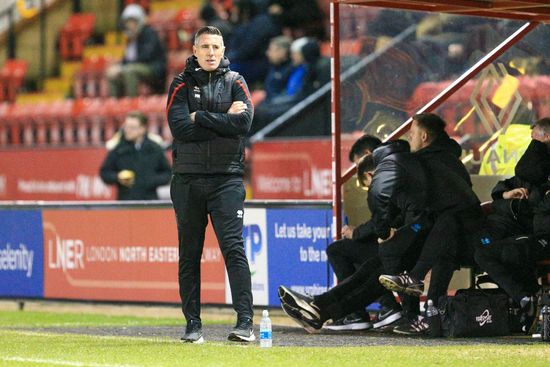 Mark Kennedy Manager Lincoln City Looks Editorial Stock Photo - Stock ...