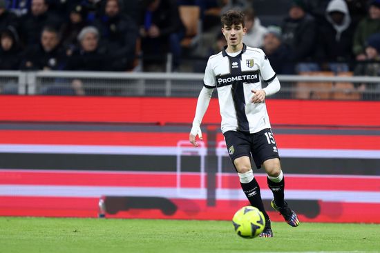 Enrico Del Prato Parma Calcio Controls Editorial Stock Photo - Stock ...