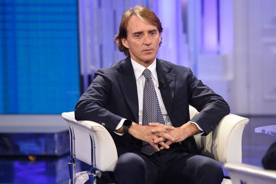 Coach Italian National Football Team Roberto Editorial Stock Photo ...