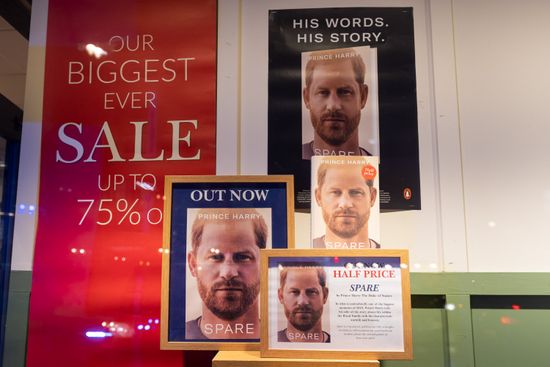 Posters Copy Prince Harrys New Book Editorial Stock Photo - Stock Image ...