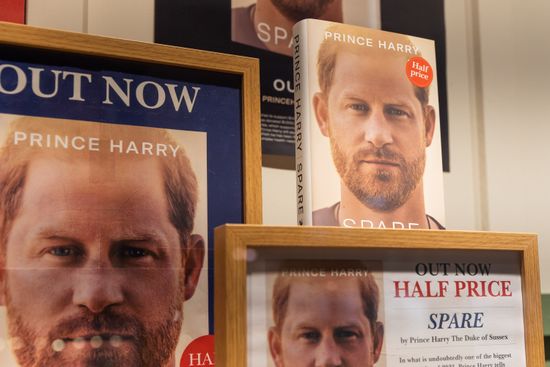 Posters Copy Prince Harrys New Book Editorial Stock Photo - Stock Image ...