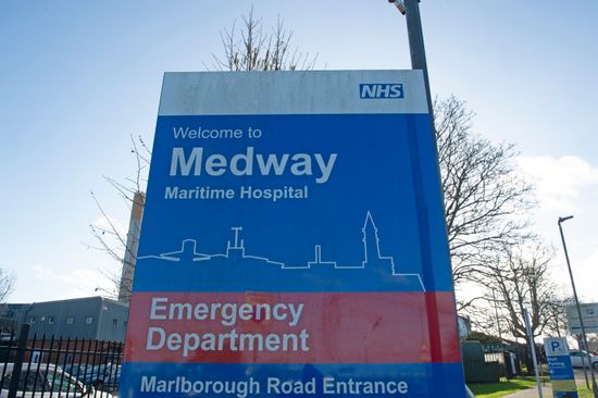 Medway Maritime Hospital Sign Medway Kent Editorial Stock Photo - Stock ...
