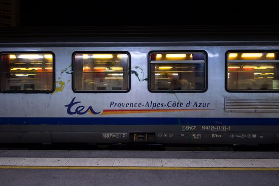 Ter Train Express Regional On Platform Editorial Stock Photo - Stock ...